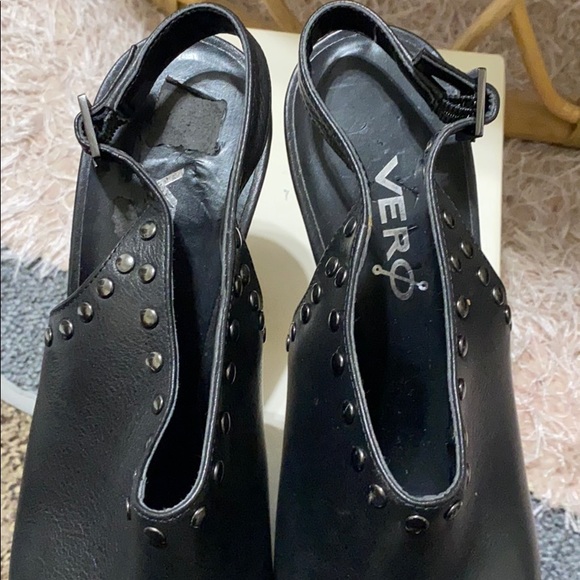 Vero Cuoio | Shoes | Vero Cuoio Leather New Black Heeled Shoes | Poshmark